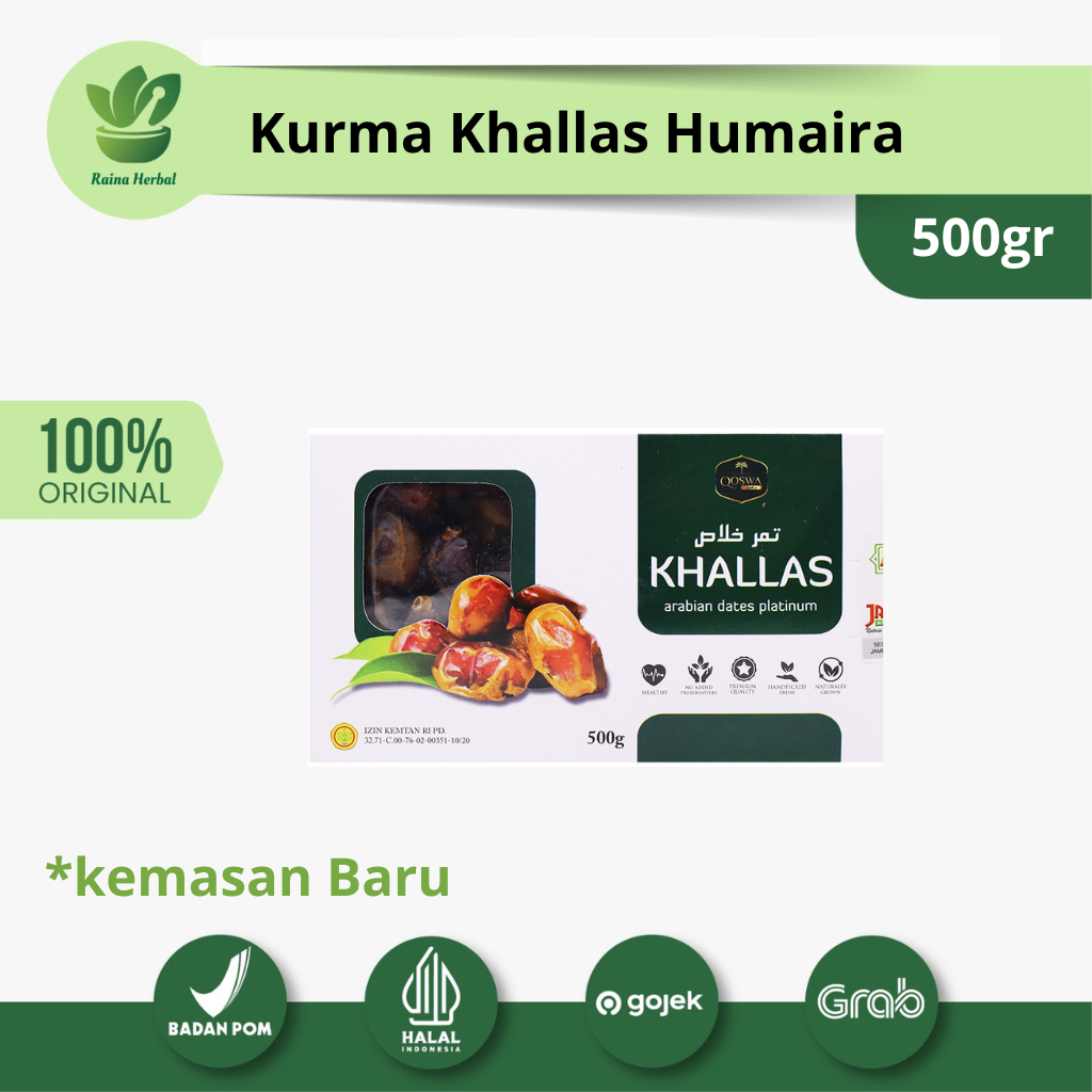 Humaira Khallas Dates - 500 Grams | Shopee Philippines