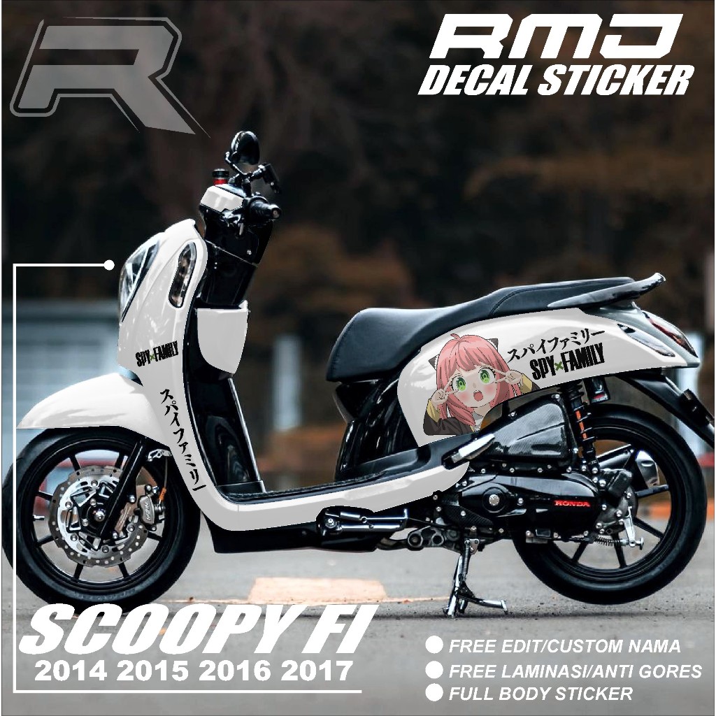 Scoopy FI Motorcycle Sticker Decal Full Body - Old Honda Scoopy FI ...