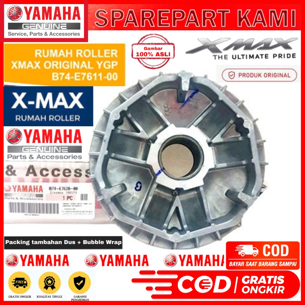 Rumah ROLLER ONLY PRIMARY SHEAVE COMP YAMAHA XMAX X MAX 250 B74 B74-E7620-00 ORIGINAL 100% ...