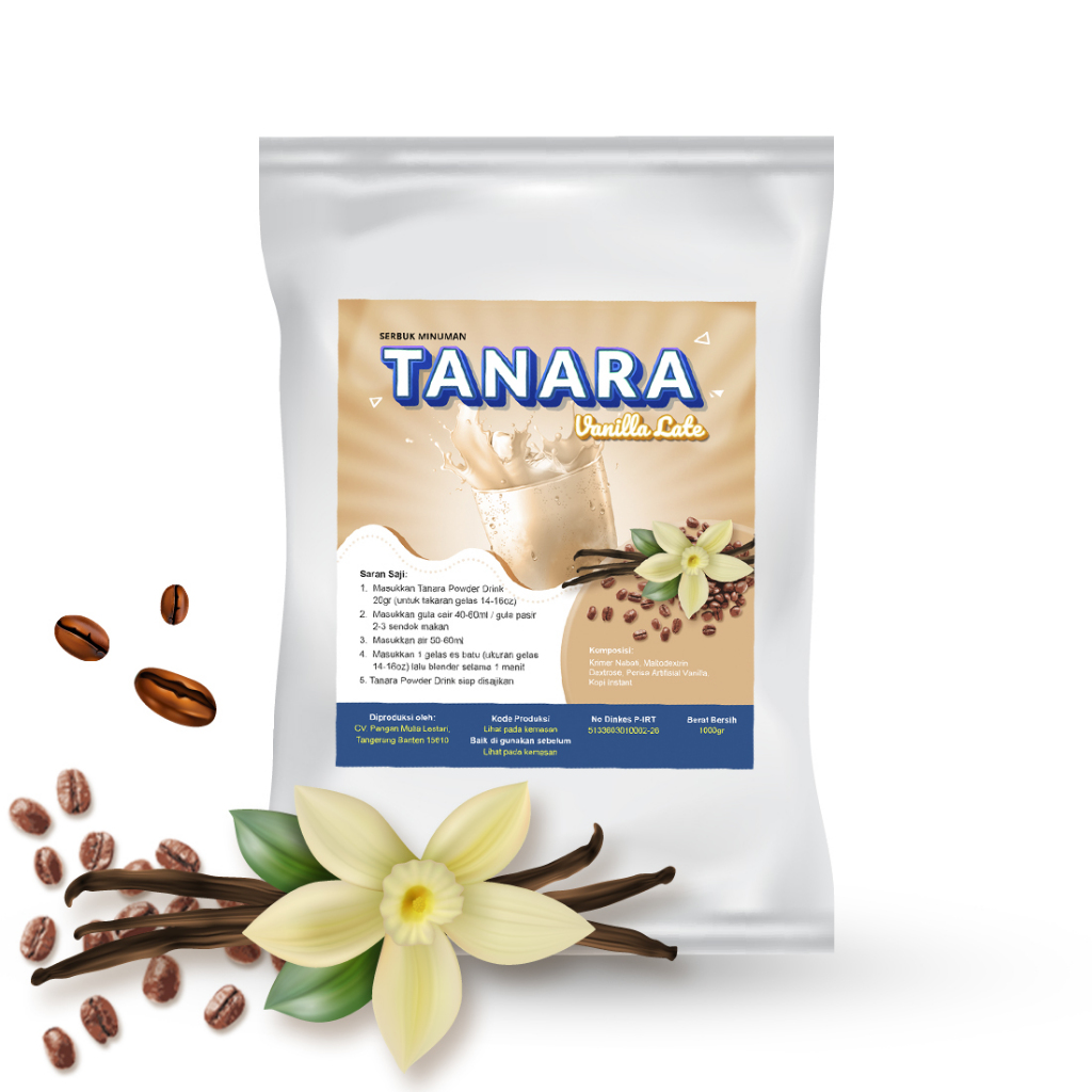 Vanilla Latte Powder 1kg - Premium Quality Bubble And Thai Tea Drink ...
