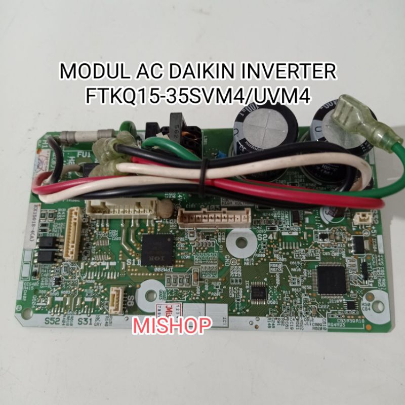 INDOOR AC PCB MODULE DAIKIN INVERTER FTKQ15-35SVM4/UVM4 ORIGINAL ...
