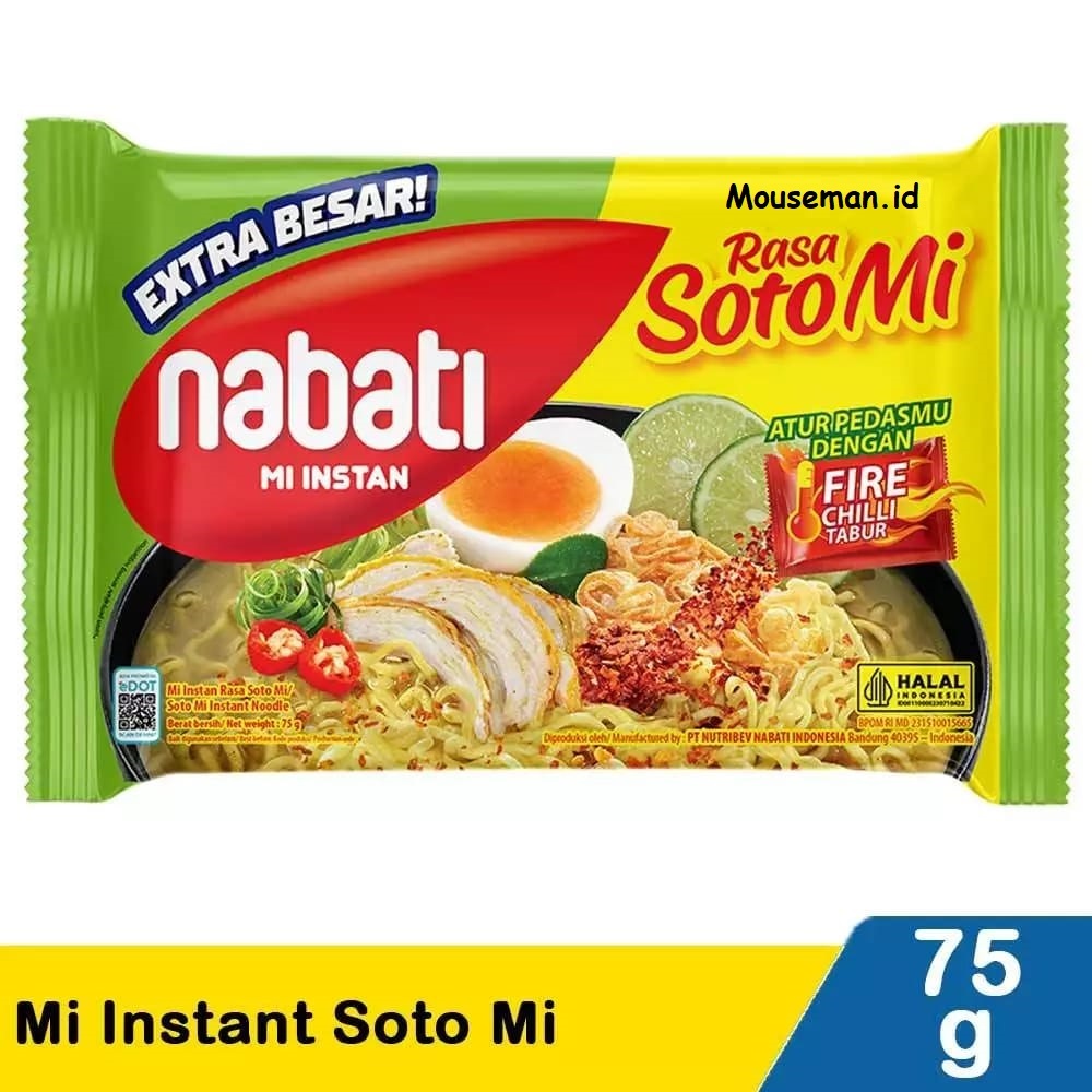 Mouseman - Vegetable Instant Noodles SOTO MIE Spicy/Spicy fire Extra ...