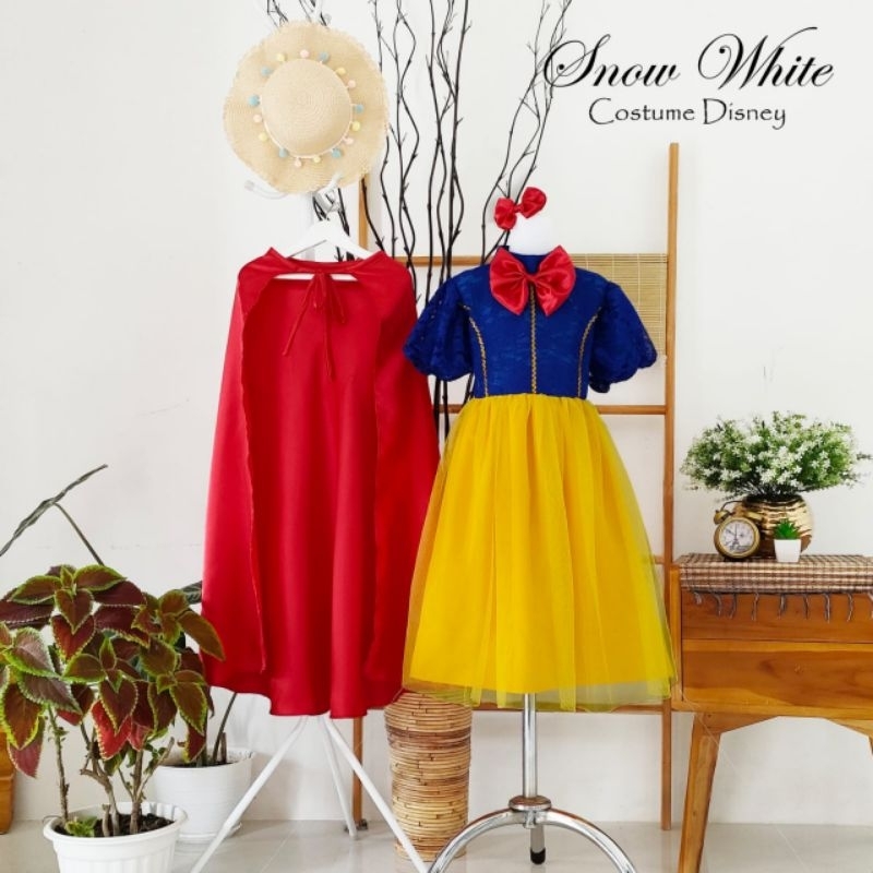 Snow white Costume Cape/snow white Costume Cloak/Cloak/Cape | Shopee ...