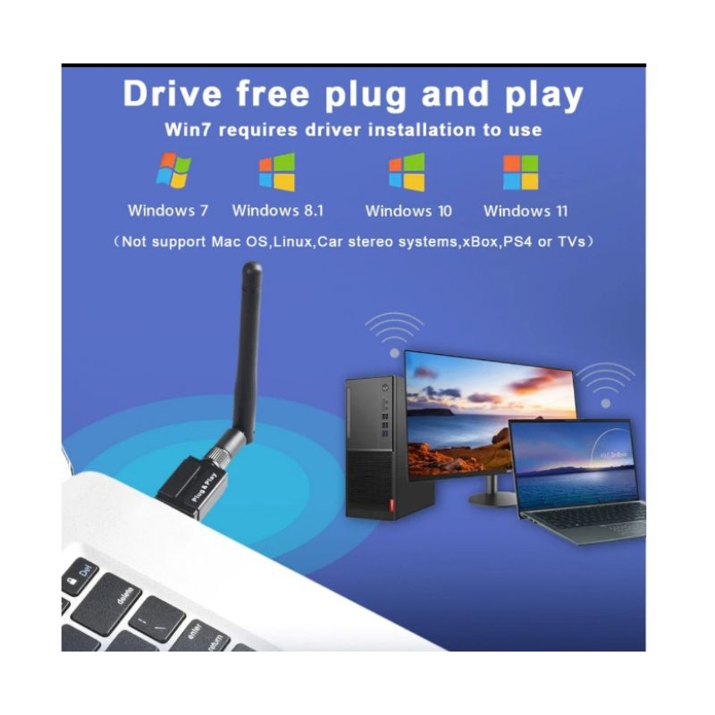 Xon remote antenna USB bluetooth adapter PC speaker mouse audio ...
