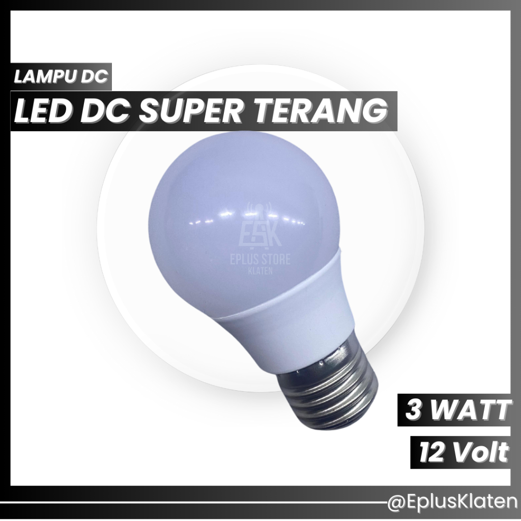 Super bright 12 volt dc lamp led 3 watt bulb 12v 3w 12 v 3 v | Shopee ...