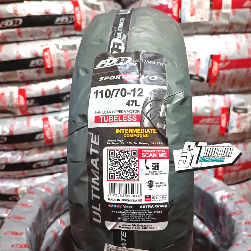 Yamaha Fazzio Filano FDR ULTIMATE Tires - SPORT ZEVO 110/70-12 and 120/ ...