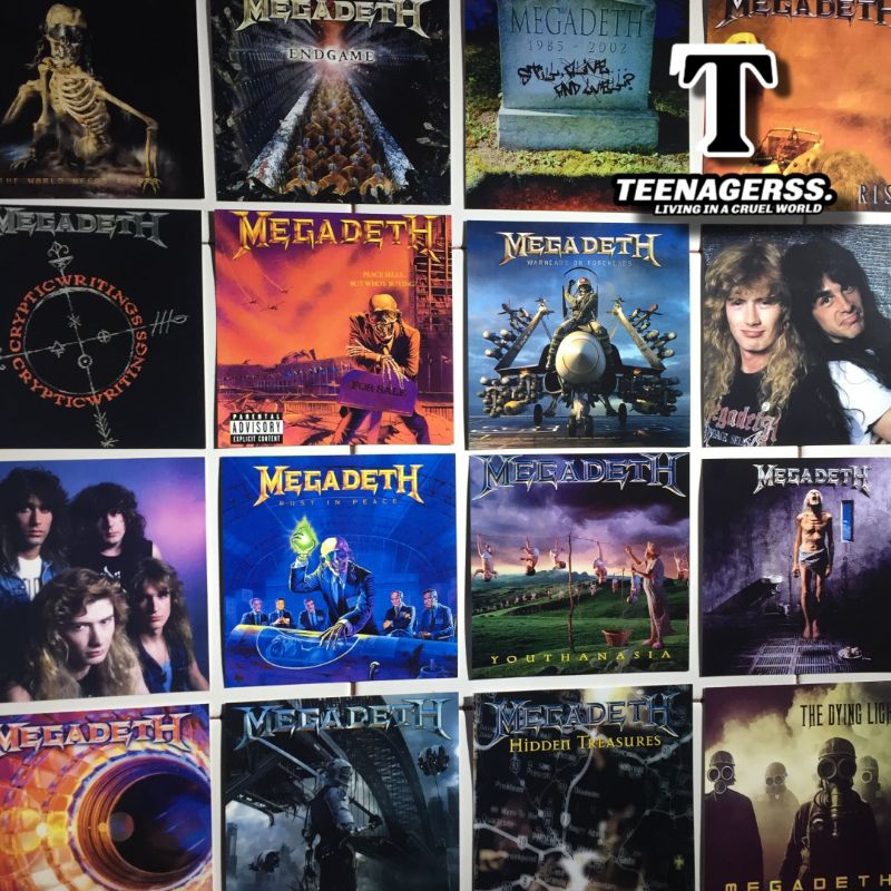 24 PCS Megadeth Aesthetic Wall Decor Band Posters | Shopee Philippines