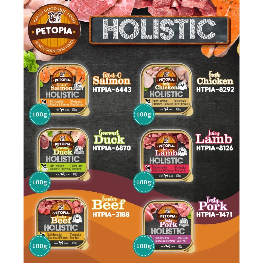 Petopia Holistic 100 grams - Petopia Wetfood Wet Dog Food 100 grams ...