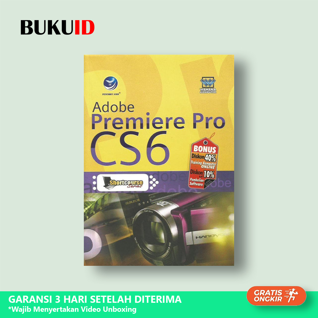 Adobe Premiere Pro CS6 Shortcourse Series Book - Original | Shopee ...