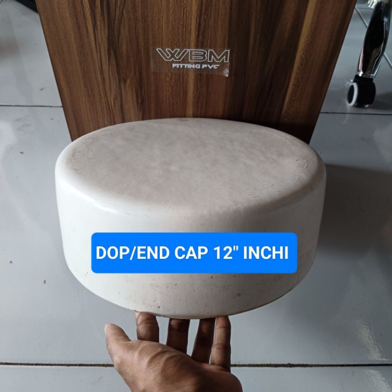 Original 12" inch pvc Dop/End Cup. Close 12" inch paralon pipe | Shopee ...