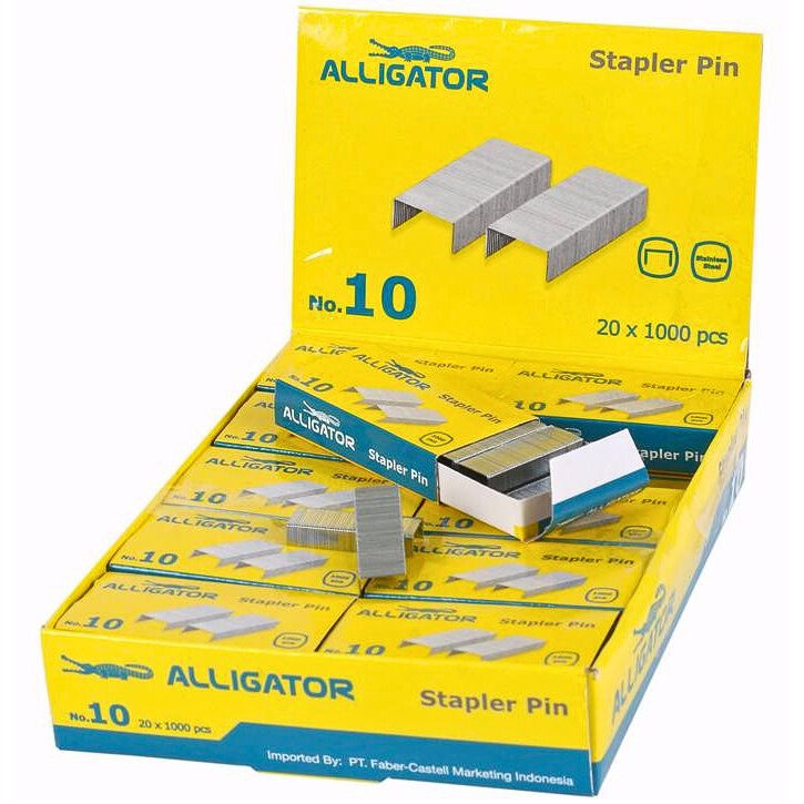 Fill Staples/Stapler Pin ALIGATOR No.10 (0271960) | Shopee Philippines