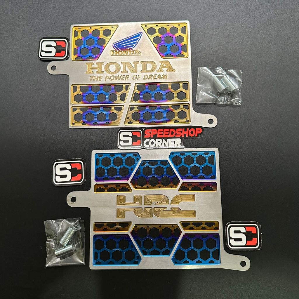 Titanium Grade 5 Vario 160 PCX ADV 160 radiator Cover Original Vietnam ...