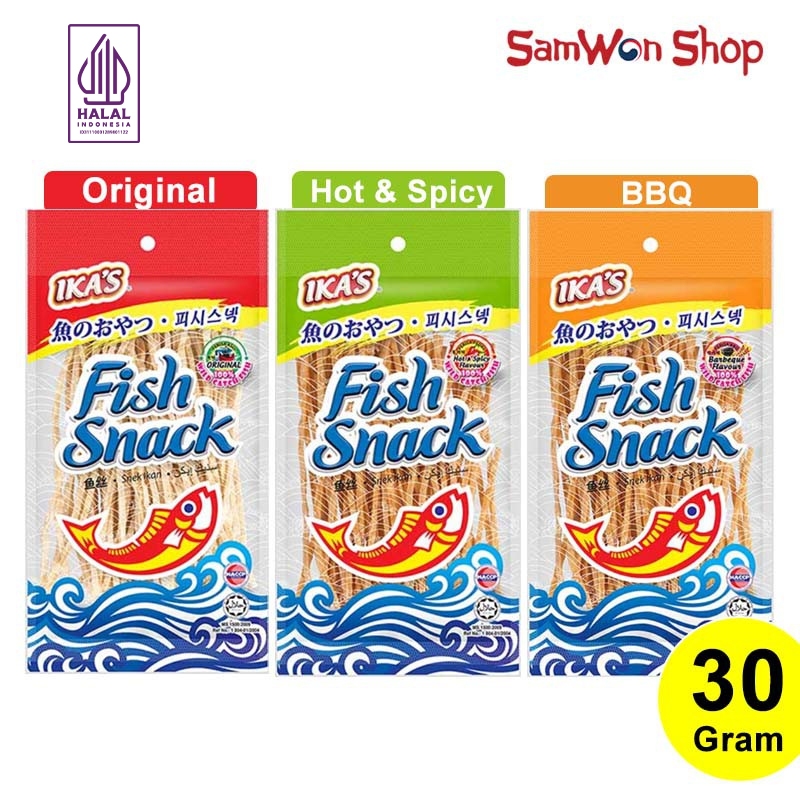 Fish SNACK Brand IKA'S 30gram - JUHI SNACK FISH With Various Flavors ...