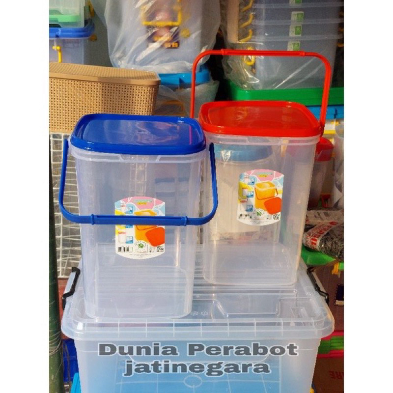 Green Leaf - Abella Faceted Water Container / Handy Air Tight Container ...