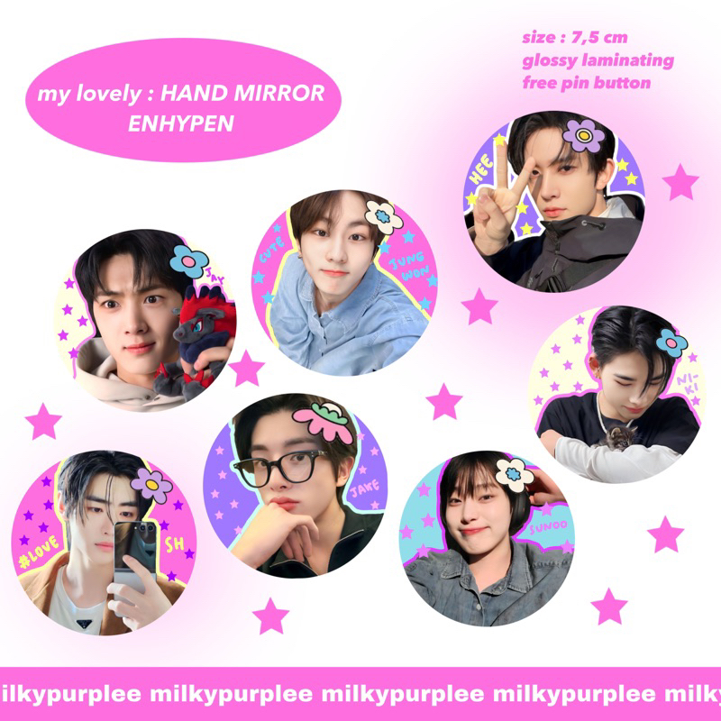 Enhypen HAND MIRROR: MY lovely | Shopee Philippines