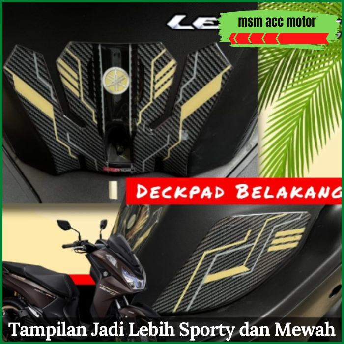 Premium Embossed Sticker Deckpad Rear Deckpad Lexi Lx 155 2024 2025 ...