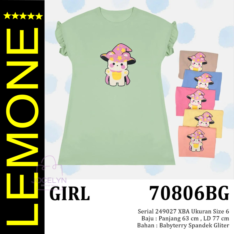 Lemone for Girls BabyTerry Spandek Size 06 70806BG ages 3-6 years Girls ...