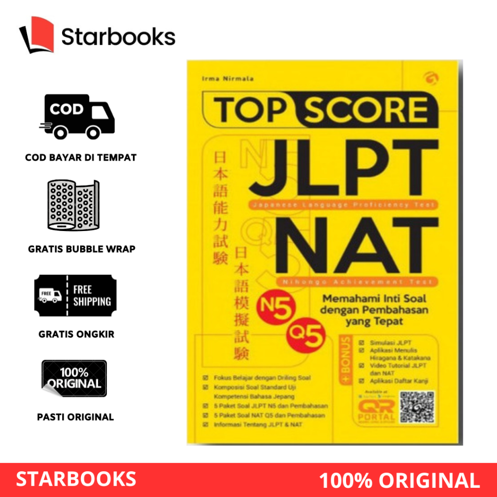 Japanese JLPT TEST QUESTION BOOK: TOP SCORE JLPT - NAT N5 - Q5 | Shopee ...