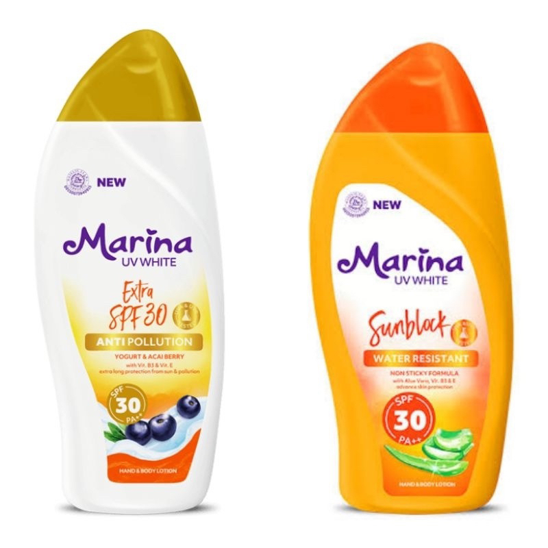 MARINA SUN BLOCK 85 Ml / Hbl UV WHITE EXTRA SPF 30 ANTI POLLUTION 185 ...