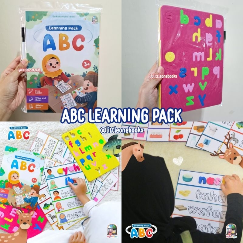ABC Learning Pack / play and learn letters / learn alphabet / alphabet ...