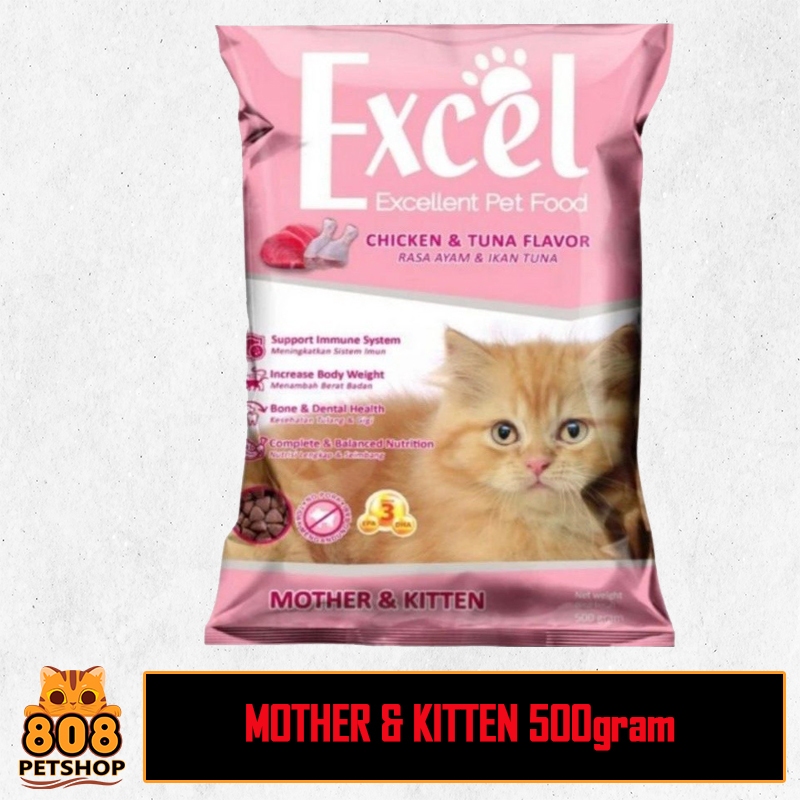 Excel Mother & Kitten 500gr Fresh Pack - Excel Cat Food 500-gram ...