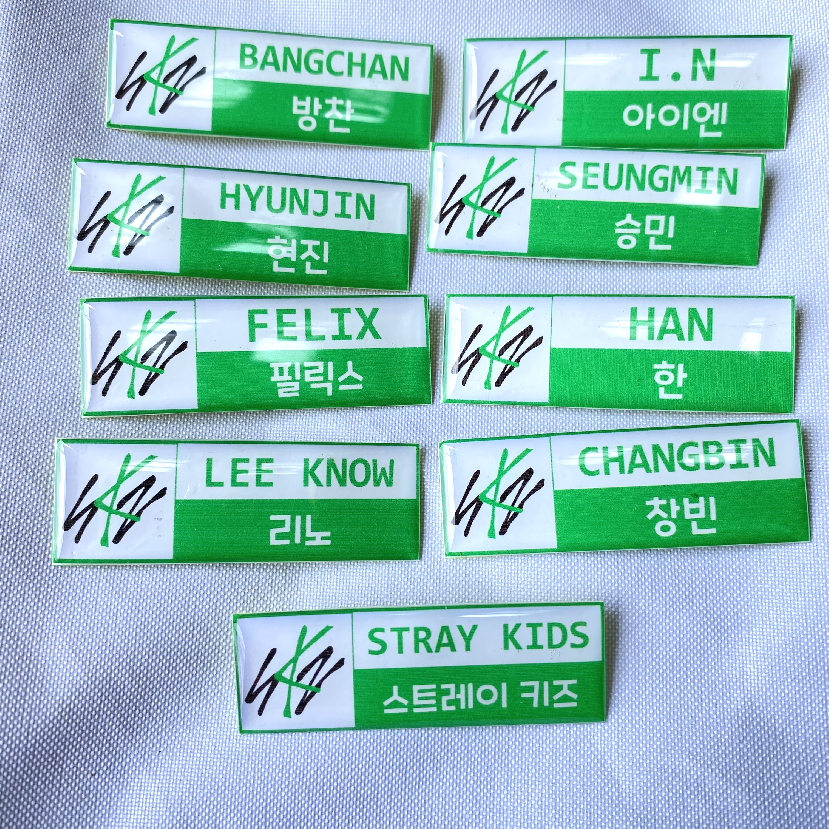 Stray KIDS NAME TAG SKZ PIN / STRAY KIDS BROS | Shopee Philippines