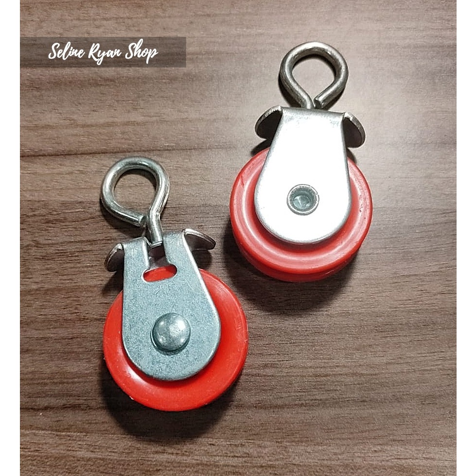 Hoist / Pulley Hanging Wheel Pulley PVC Pulley 1 7/8" (45mm) | Shopee ...