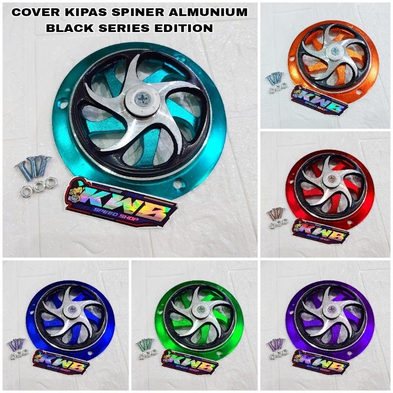 Spinner fan Cover black series full aluminum pnp all motorbikes (bonus ...