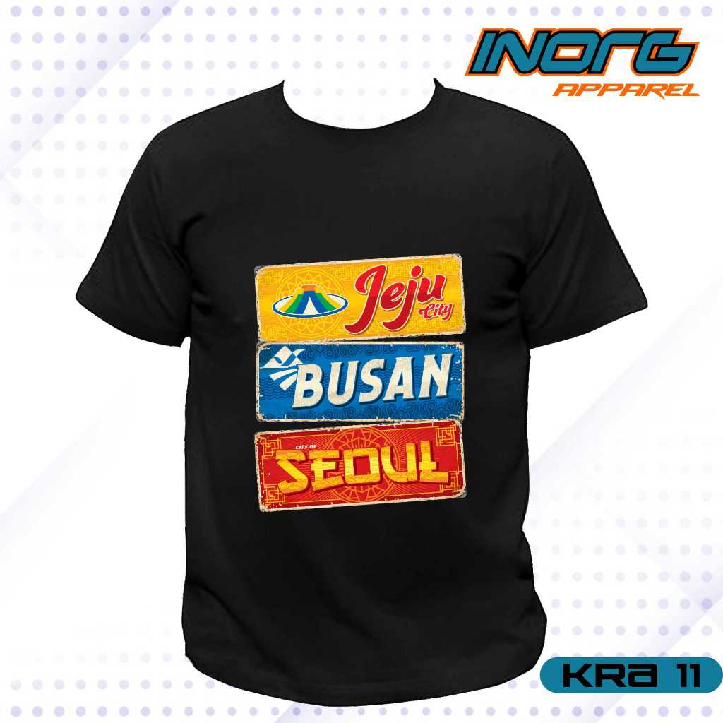 T-shirt by korea korean tshirt jeju city baju seoul busan tag label ...