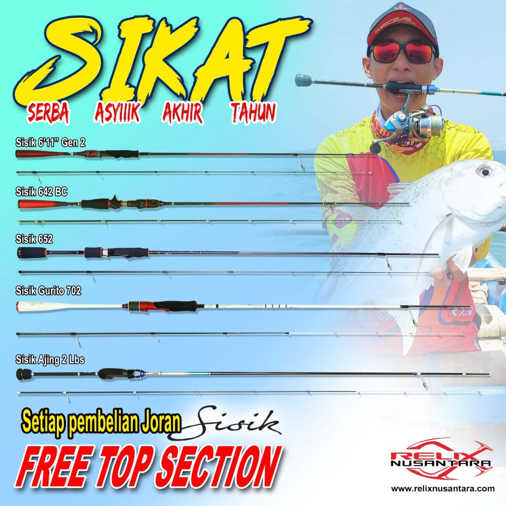 Bonus TOP SECTION Ajing Scales Fishing Rod | Scales GEN2 611 | Scales ...