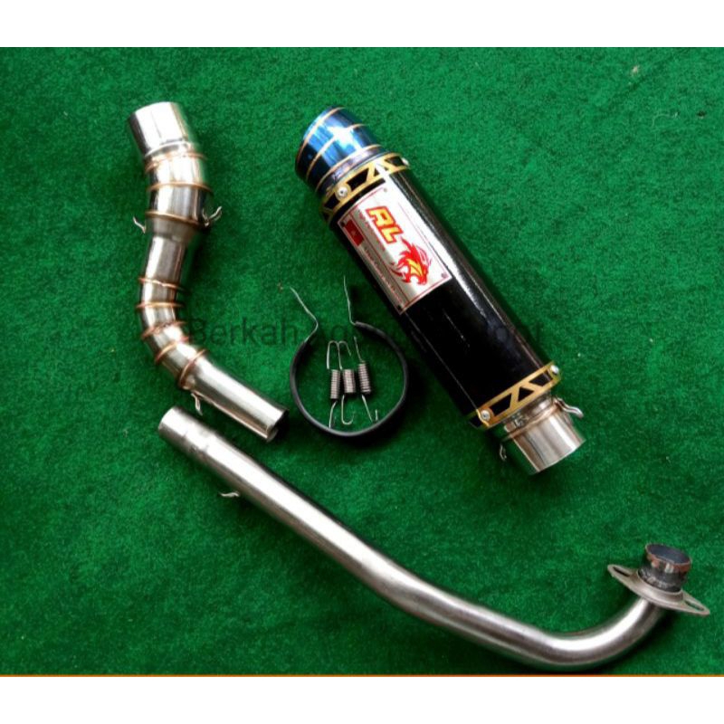 Red leo exhaust racing open for ex5 wave 100 wave 110 wave 125 dash ...