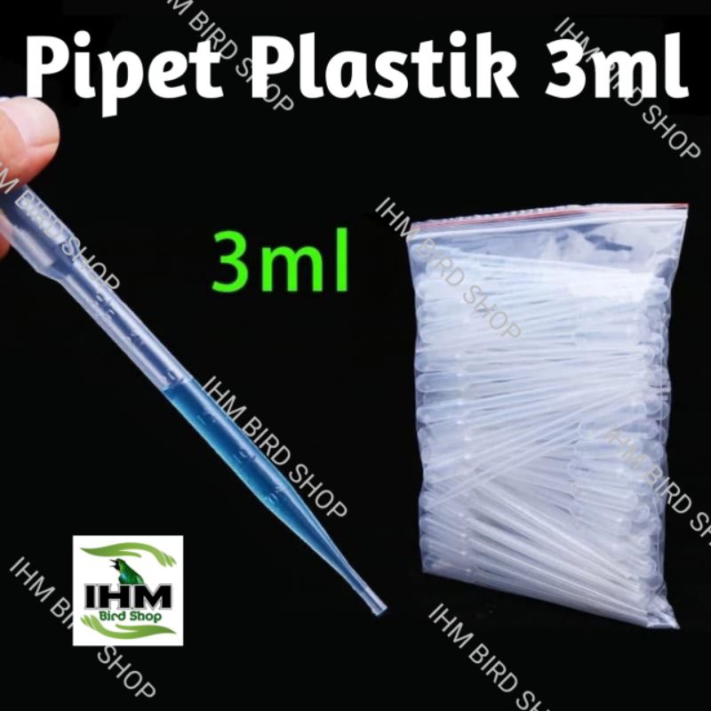 3ML PLASTIC PIPET - 3 ML IHM Milk Cat Dog Fish Drop Pipette | Shopee ...