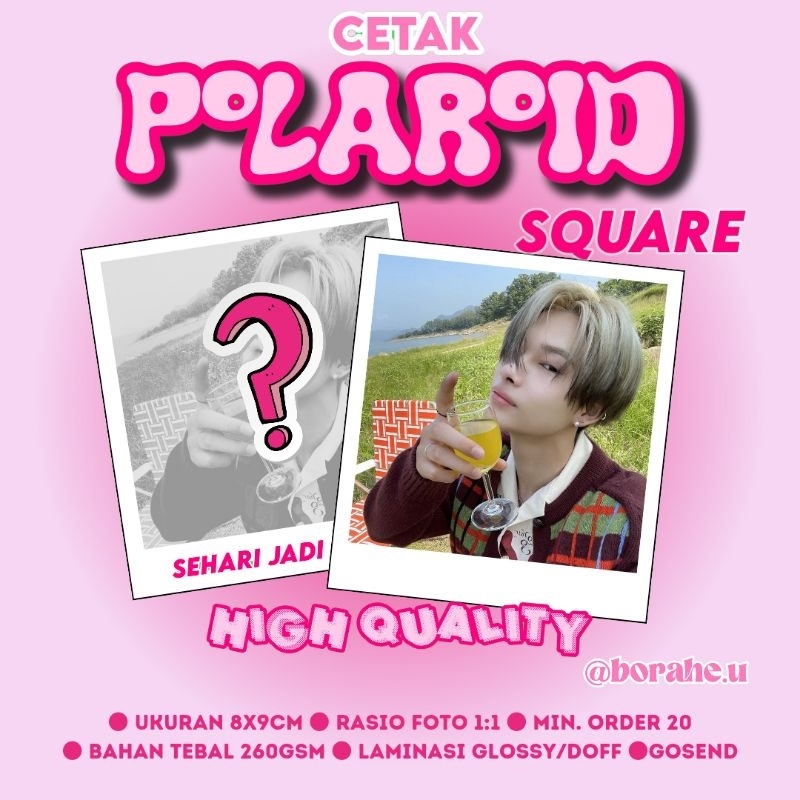 Polaroid Square Box Custom Design Your Own | Shopee Philippines