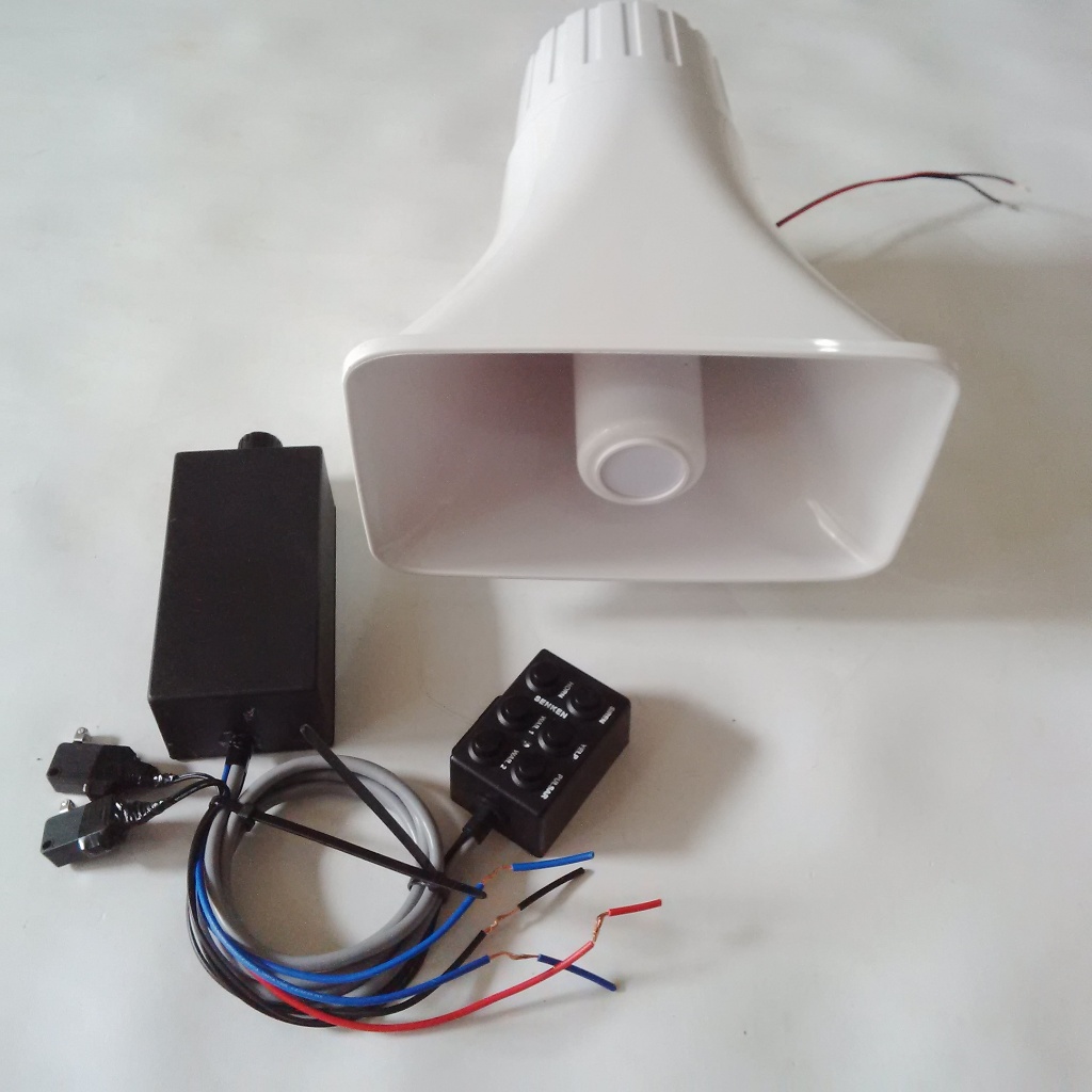 Senken toa 40watt siren module and 15watt Toa patwal siren | Shopee ...