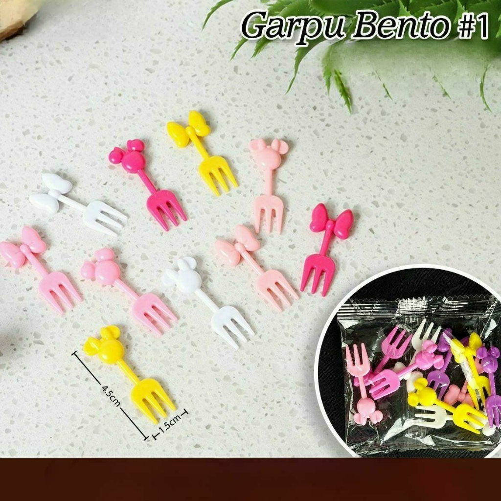 Bento Fork 1| 2| 3| 4| 5| 6| Gemoy Character Shaped Bento Sticks (1 ...