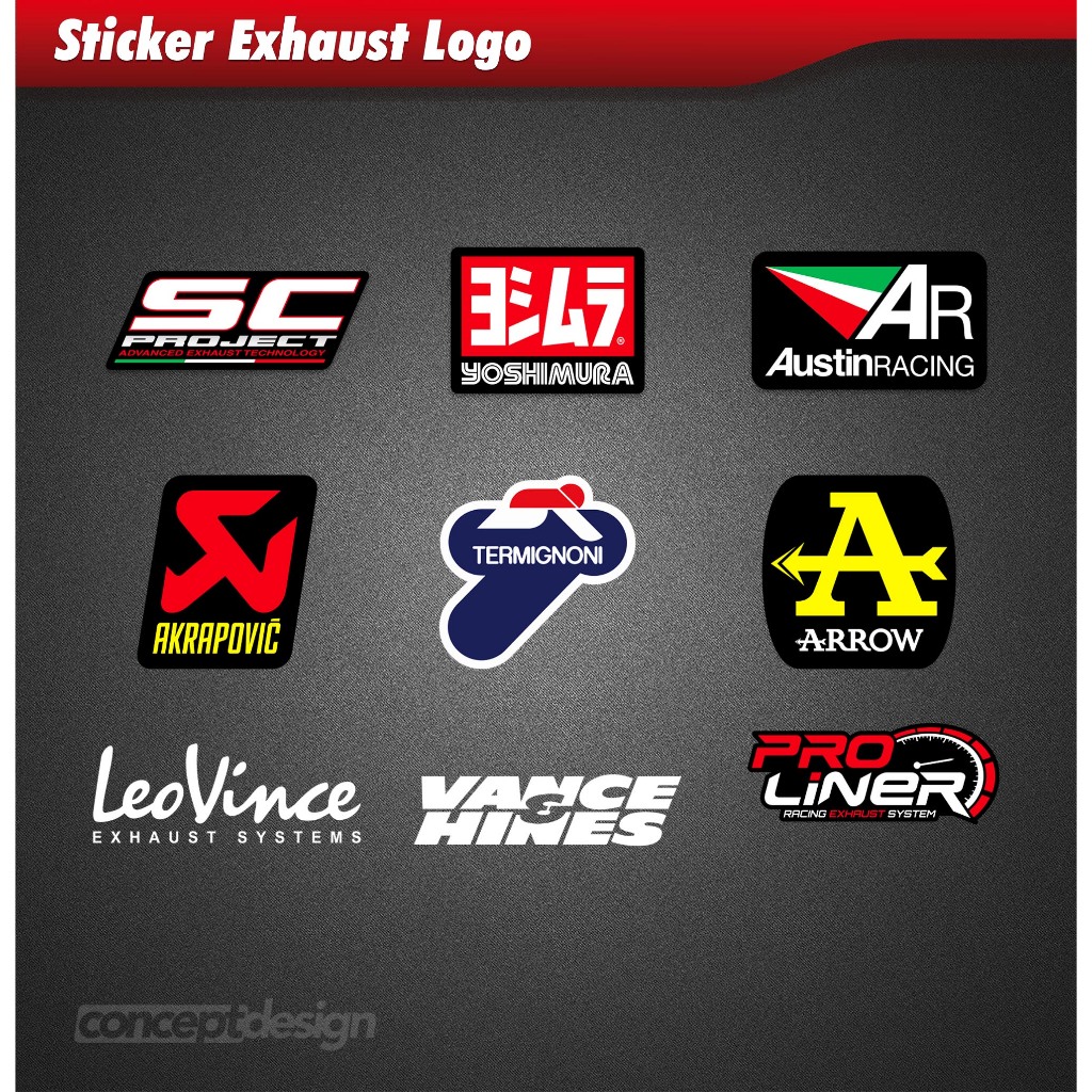Sticker Exhaust Logo | Shopee Philippines