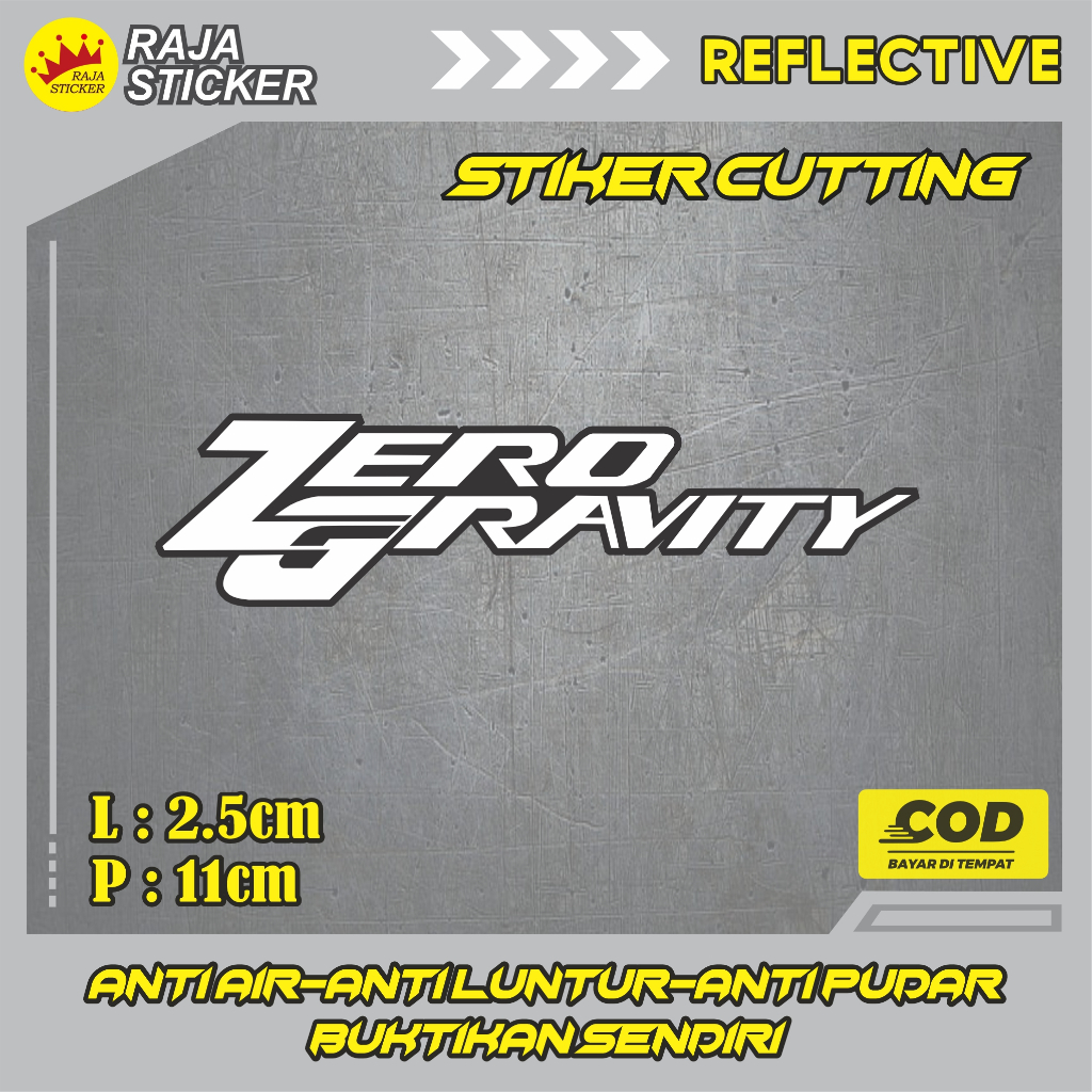 Zero GRAVITY cutting Sticker Motorcycle Sticker | Shopee Philippines