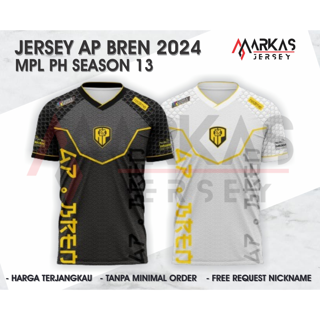 JERSEY AP BREN EXPORT NEW 2024 MPL FILIPINA SEASON 13 MOBILE LEGENDS ...
