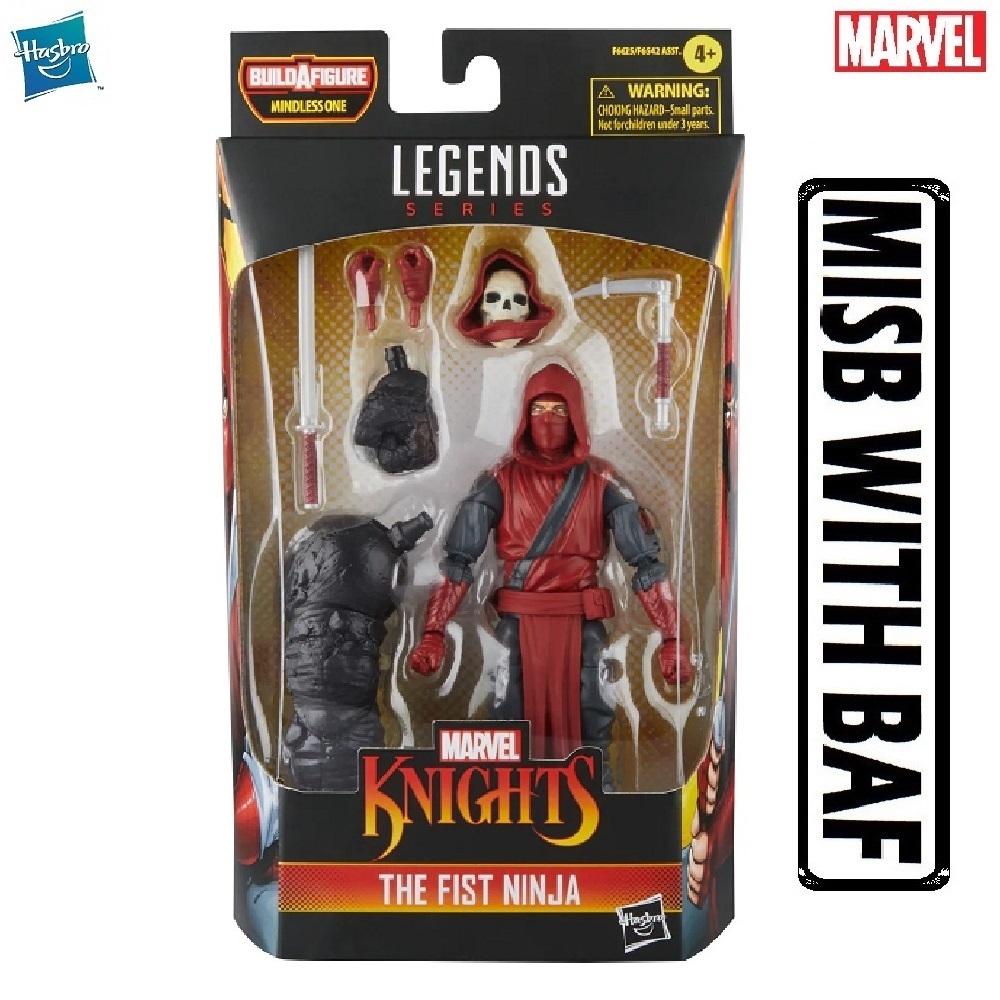 Marvel Legends Series Comics Knights Wave The Fist Ninja BAF Mindless ...
