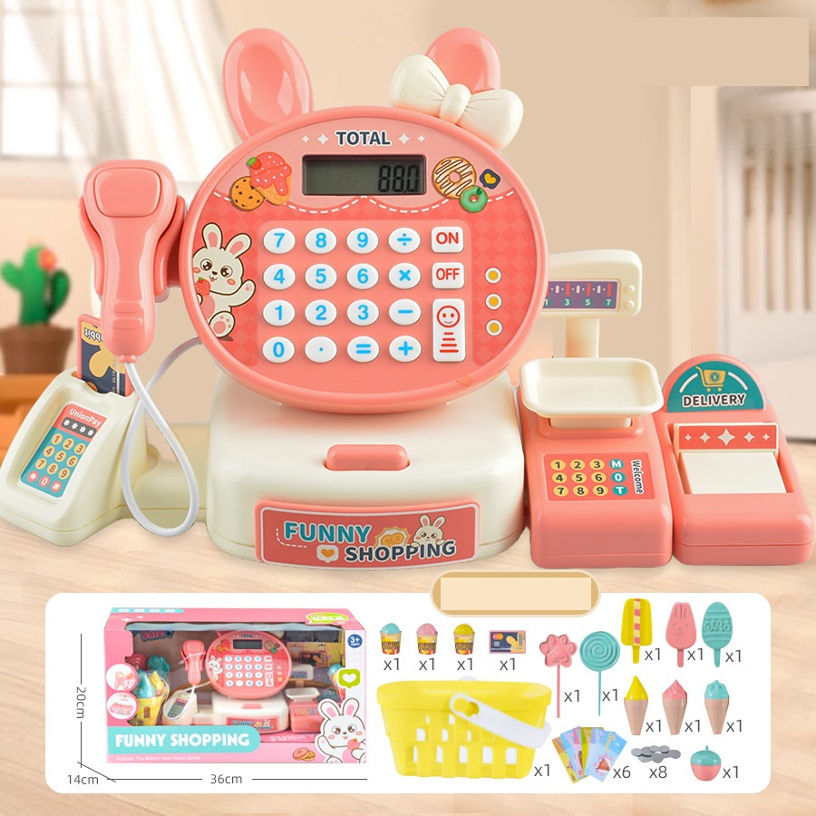 MESIN Pretend PLAY CHILDREN'S TOYS / RABBIT MODE TELLER ATM CASHIER ...
