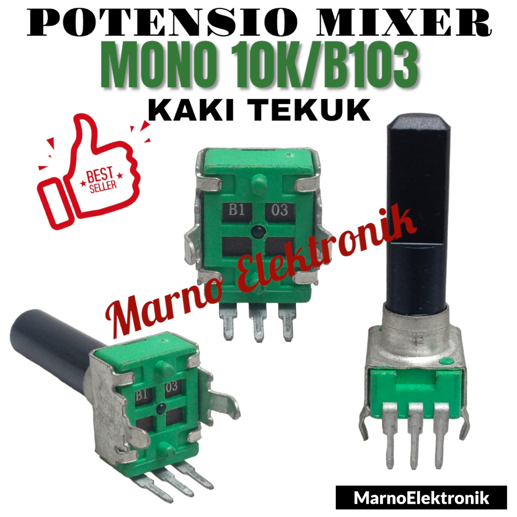 Potensio MIXER B103 10K 10 KILO 3 PIN BENDED LEGS | Shopee Philippines