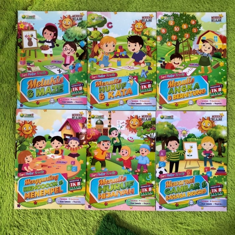 PAUD AND KINDERGARTEN PACKAGE BOOK CONTAINS 6 SEMESTER 2 KINDERGARTEN B ...