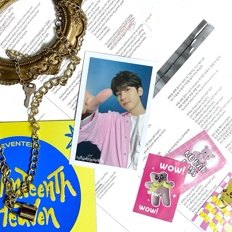 Photocard Official wonwoo Seventeen • Album Henggarae attacca Always yours your choice face the ...