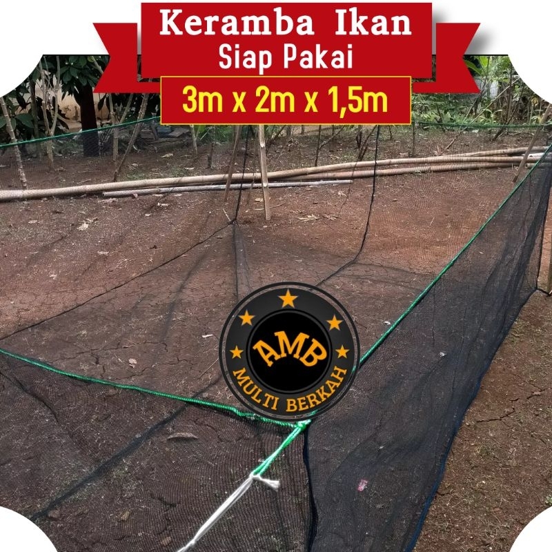 Ready To Use Floating Net Hapa Fish Cages Size 3m x 2m x 1.5m | Shopee ...