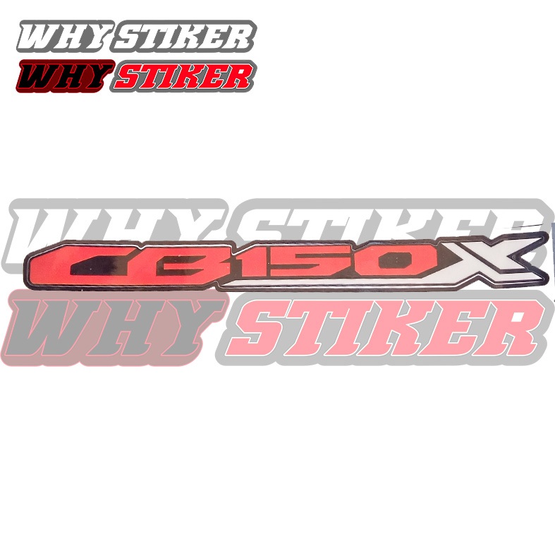 Honda CB150x Embossed Emblem Honda CB150X Motorcycle Embossed Sticker ...