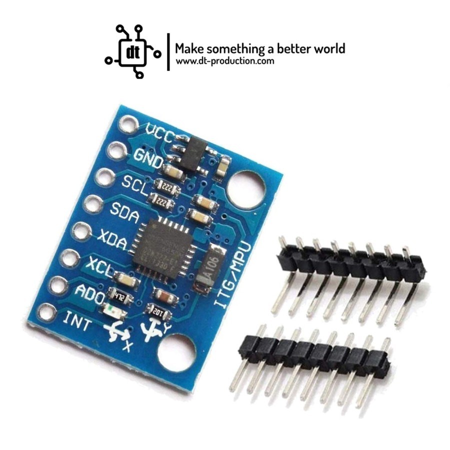 Gyroscope Sensor mpu6050 mpu-6050 GY-521 accelerometer 3 axis | Shopee ...