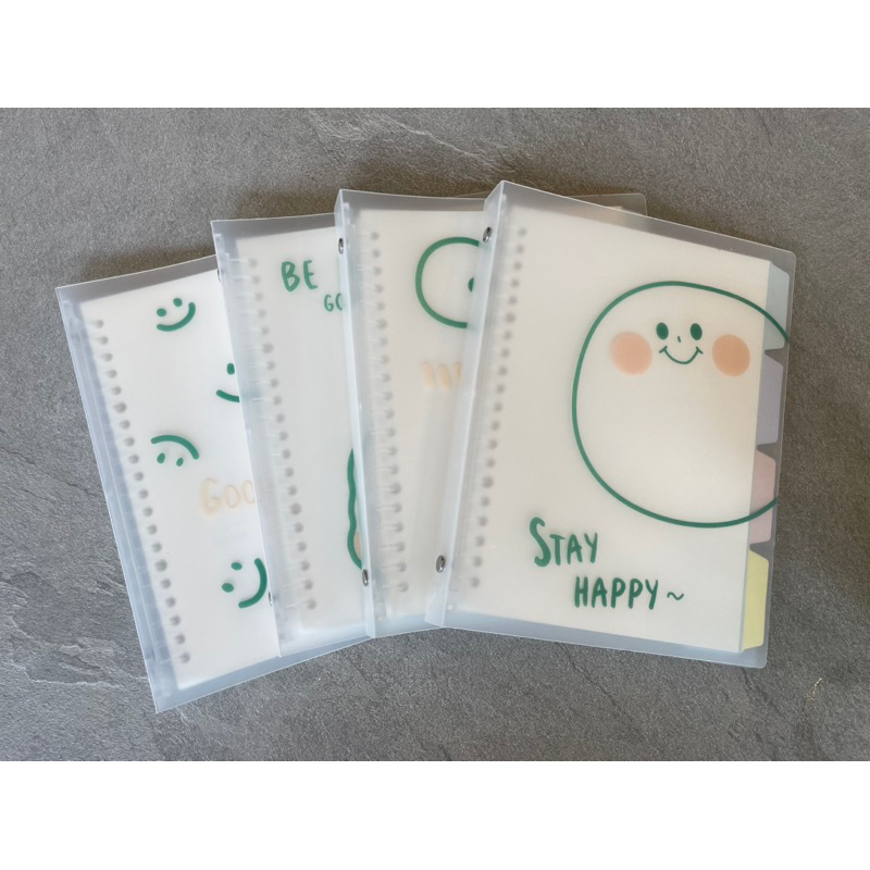 Binder A5 Wengu Motif Smile Slide Ring (B-0250) | Shopee Philippines