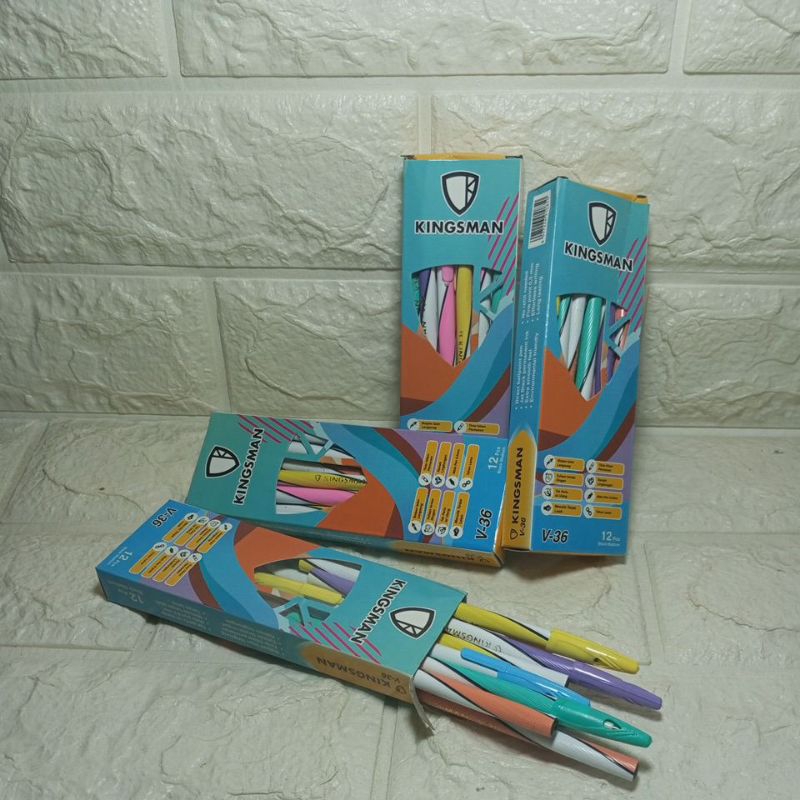 Pen KINGSMAN V36 CONTENTS 12 pcs | Shopee Philippines