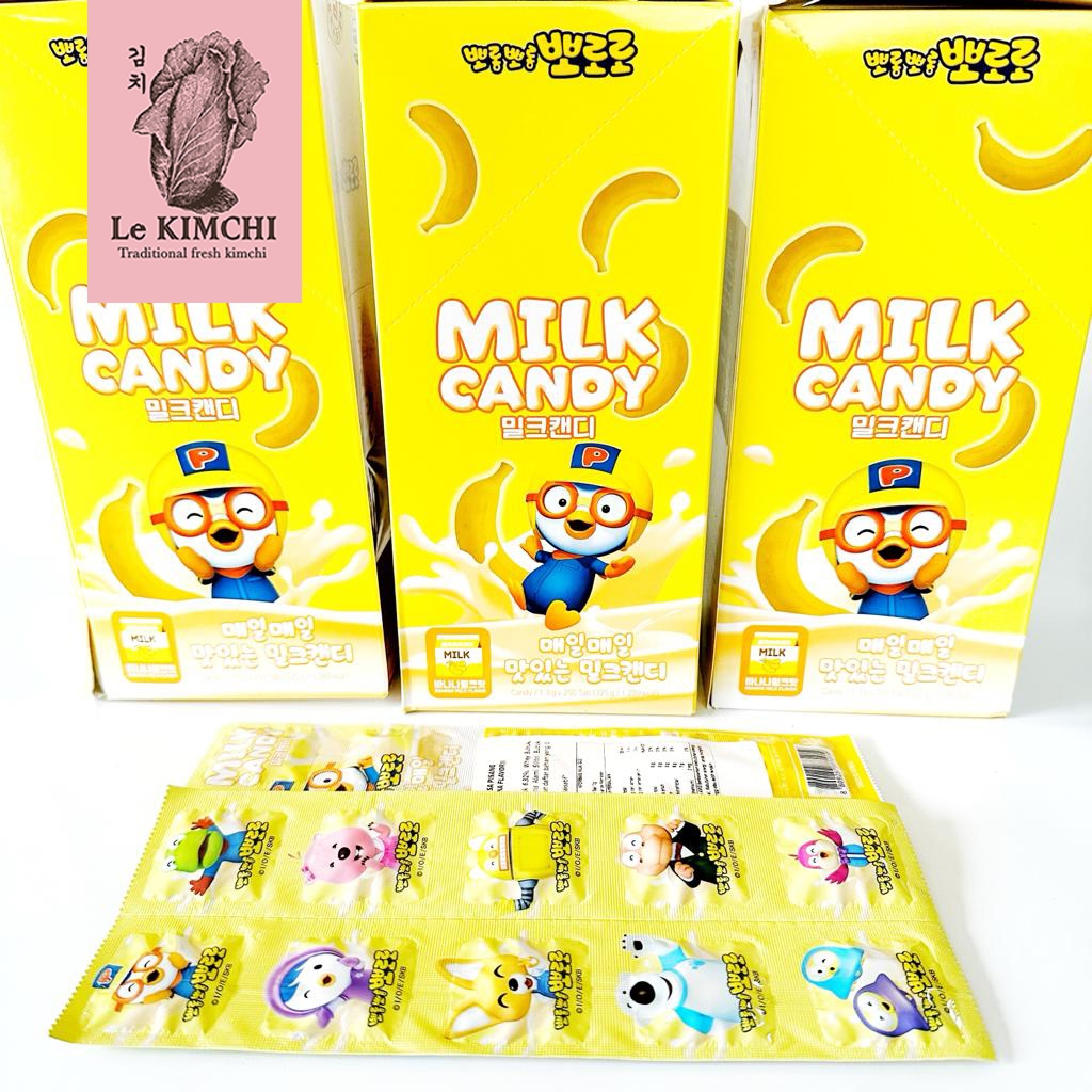 Pororo Milk Candy Banana TAYO PLAY Vitamin Korea Peach Flavor Candy ...