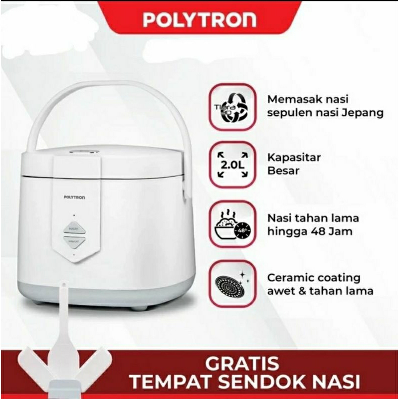 Polytron PRC 1201 Magic Com 2l Rice Cooker Donabe Rice Cooker Official ...